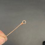 How to make a wrapped eye pin - Wire Loop | Studio 73 Designs