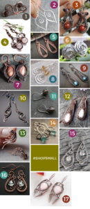 Wire-Wrapping Tutorials: 17 DIY Wire-Wrapped Earrings | Studio 73 Designs