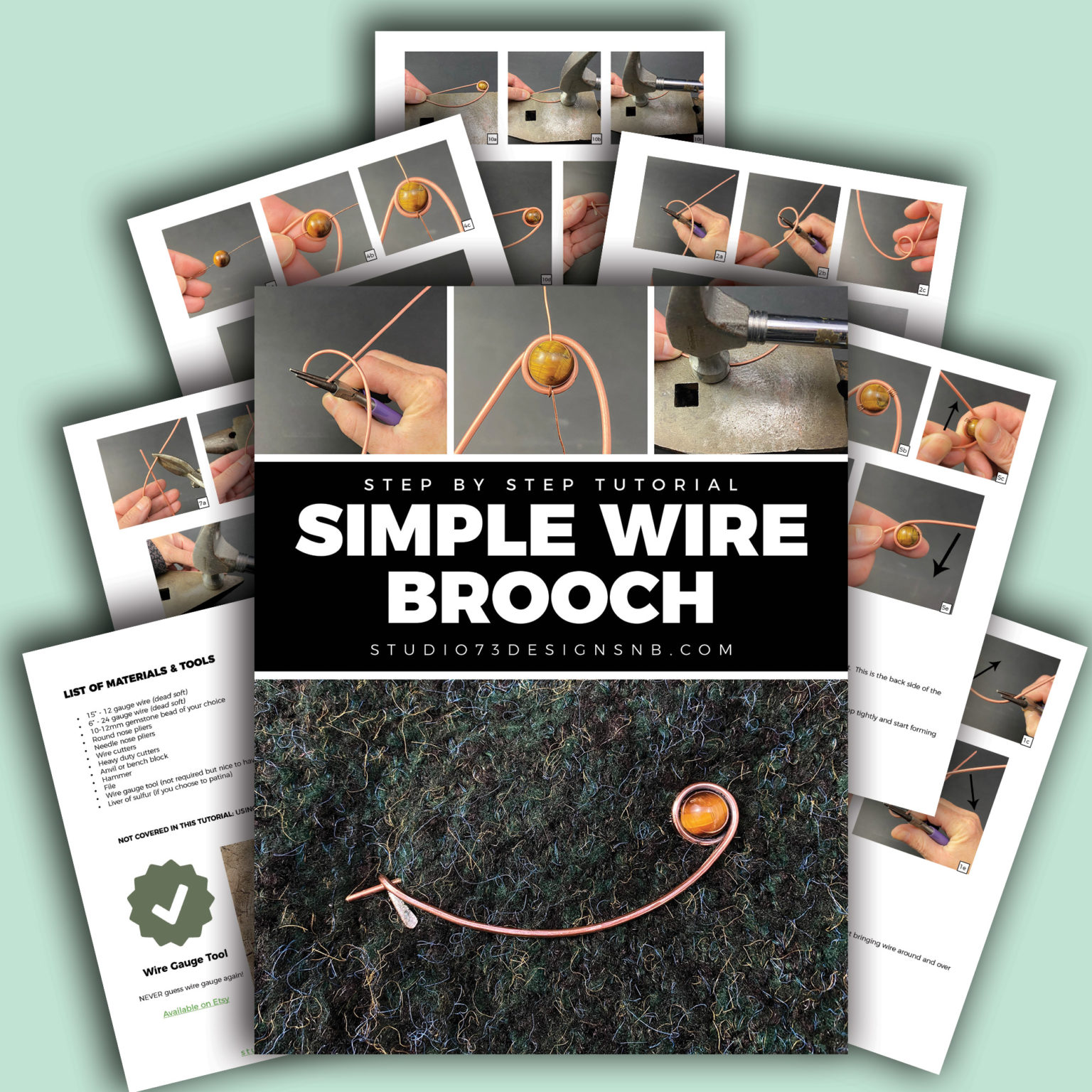 Wire-Wrapping Tutorials | Studio 73 Designs