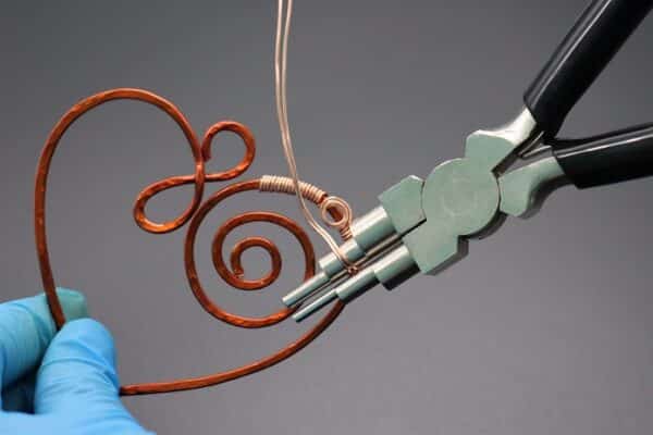 How To Wire Wrap Heart With Word Love Pendant Tutorial [PRINTABLE PDF ...