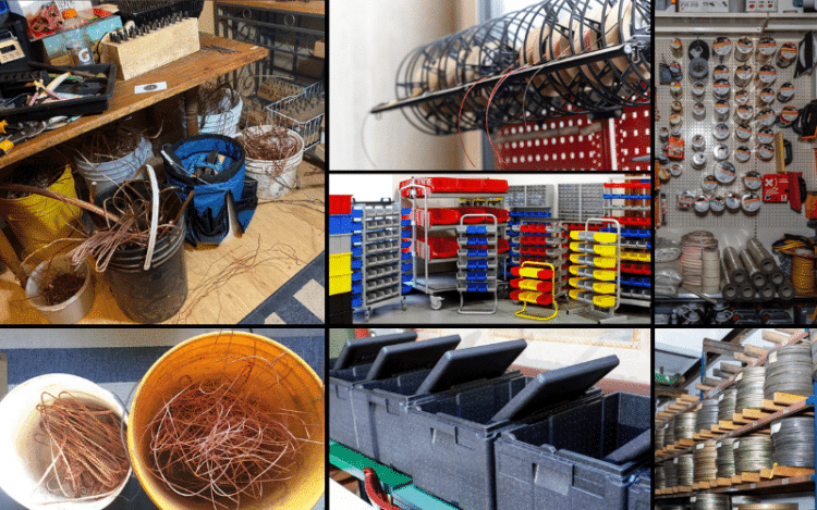 11 Ideas On How To Store Wire For Wire Wrapping Project | Studio 73 Designs