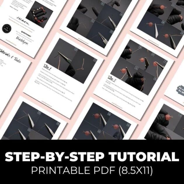 Wire Wrapping Perfect Loops Tutorial [PRINTABLE PDF] | Studio 73 Designs