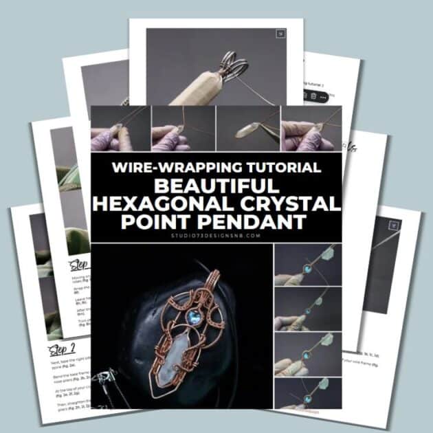 Wire-Wrapping Beautiful Hexagonal Crystal Point Pendant Tutorial ...